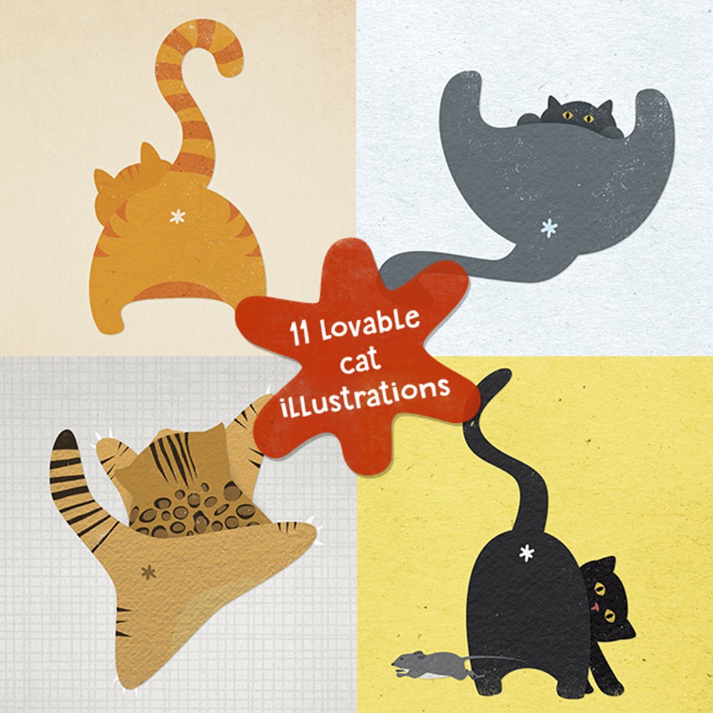 Cat Butt Scratch and Sniff images - The Tiniest Tiger
