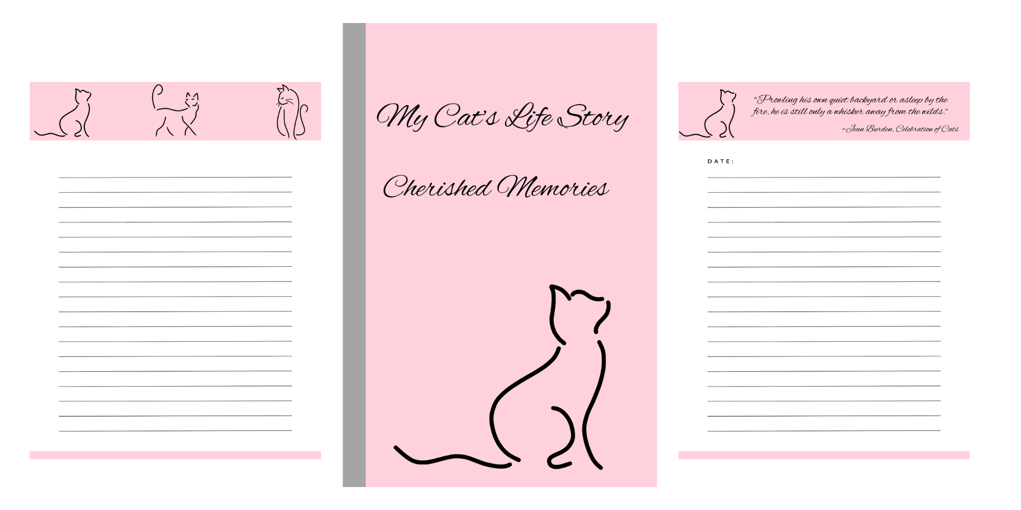 My Cat's Life Story : Cherished Memories - The Tiniest Tiger