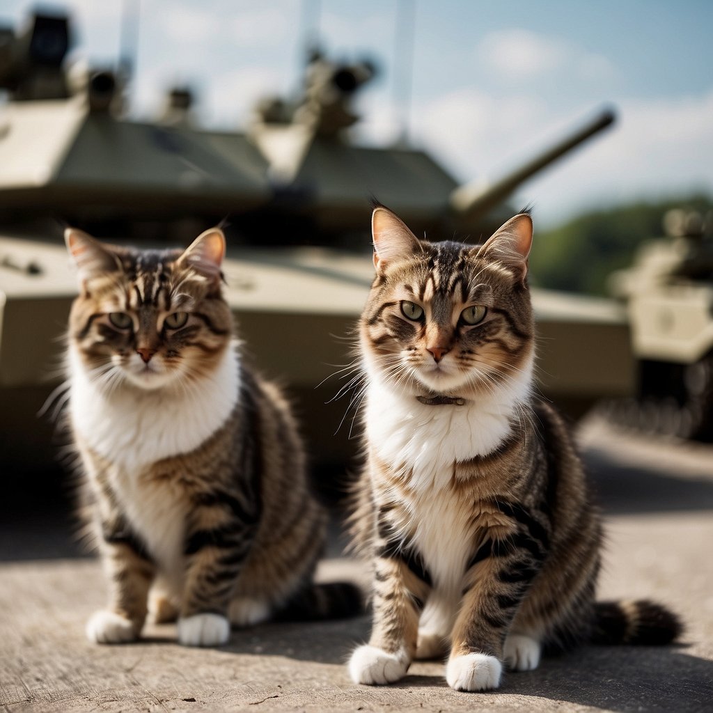 Military cats - The Tiniest Tiger
